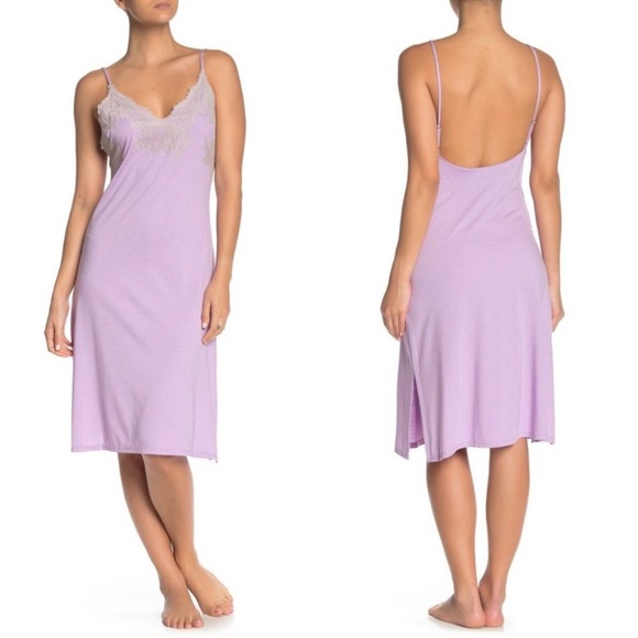 Natori | Intimates & Sleepwear | Natori Purple Luxe Shangrila Chemsie ...